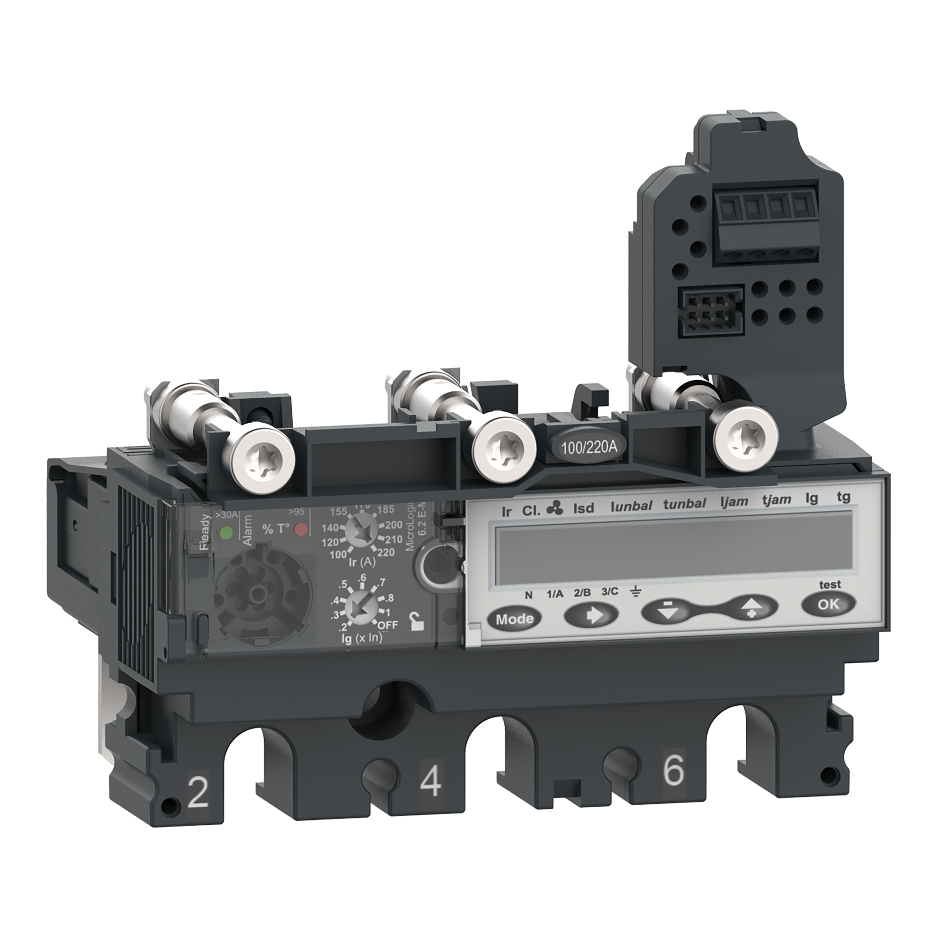 Trip Unit Micrologic 6.2 Em For Compact Nsx 100/160/250 Circuit ...